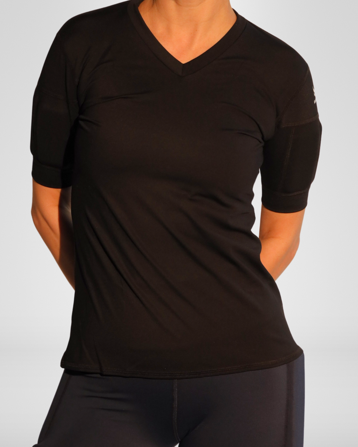 KILOGEAR AURA CORE V-NECK TEE | Weighted Arm Toning Lifestyle Top